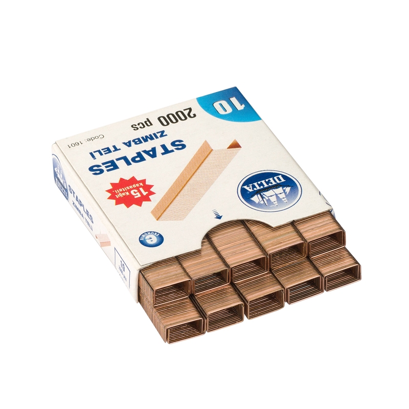 No:10 Staples - Yellow - 2000 Pcs - Delta